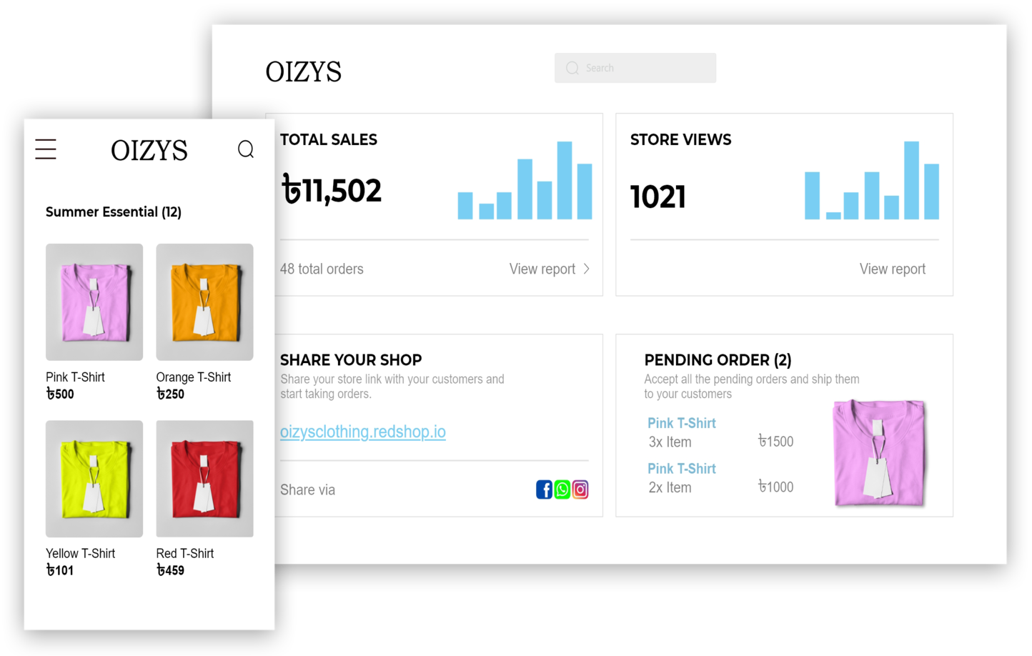 Redshop - Build a website in just 30 seconds