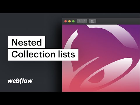 Introducing nested Collection lists in Webflow — full CMS tutorial | nocode.video