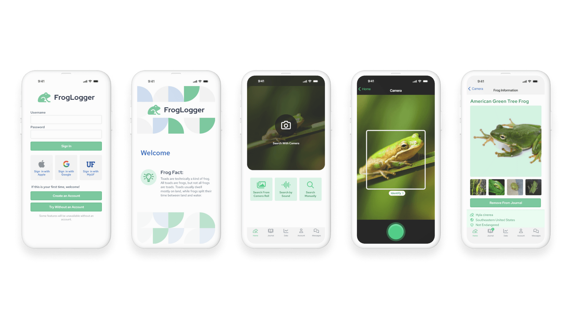 UX Case Study | FrogLogger