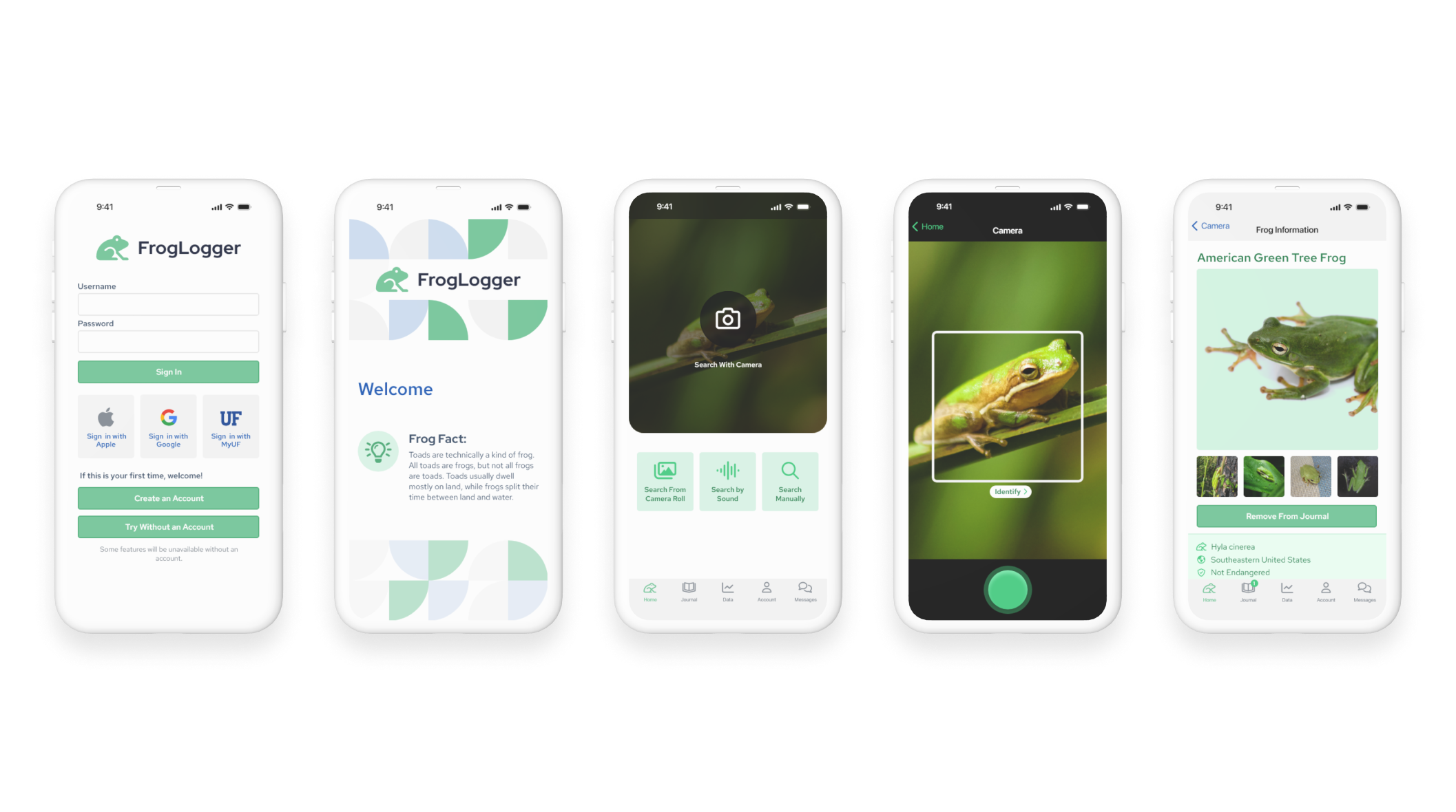UX Case Study | FrogLogger