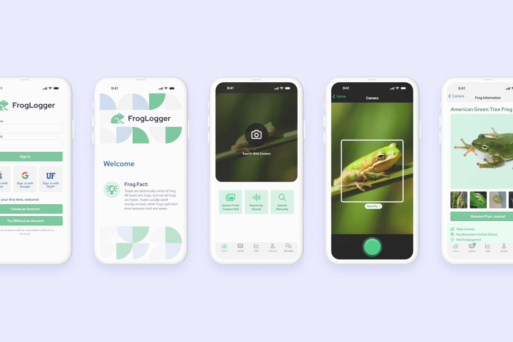 UX Case Study | FrogLogger
