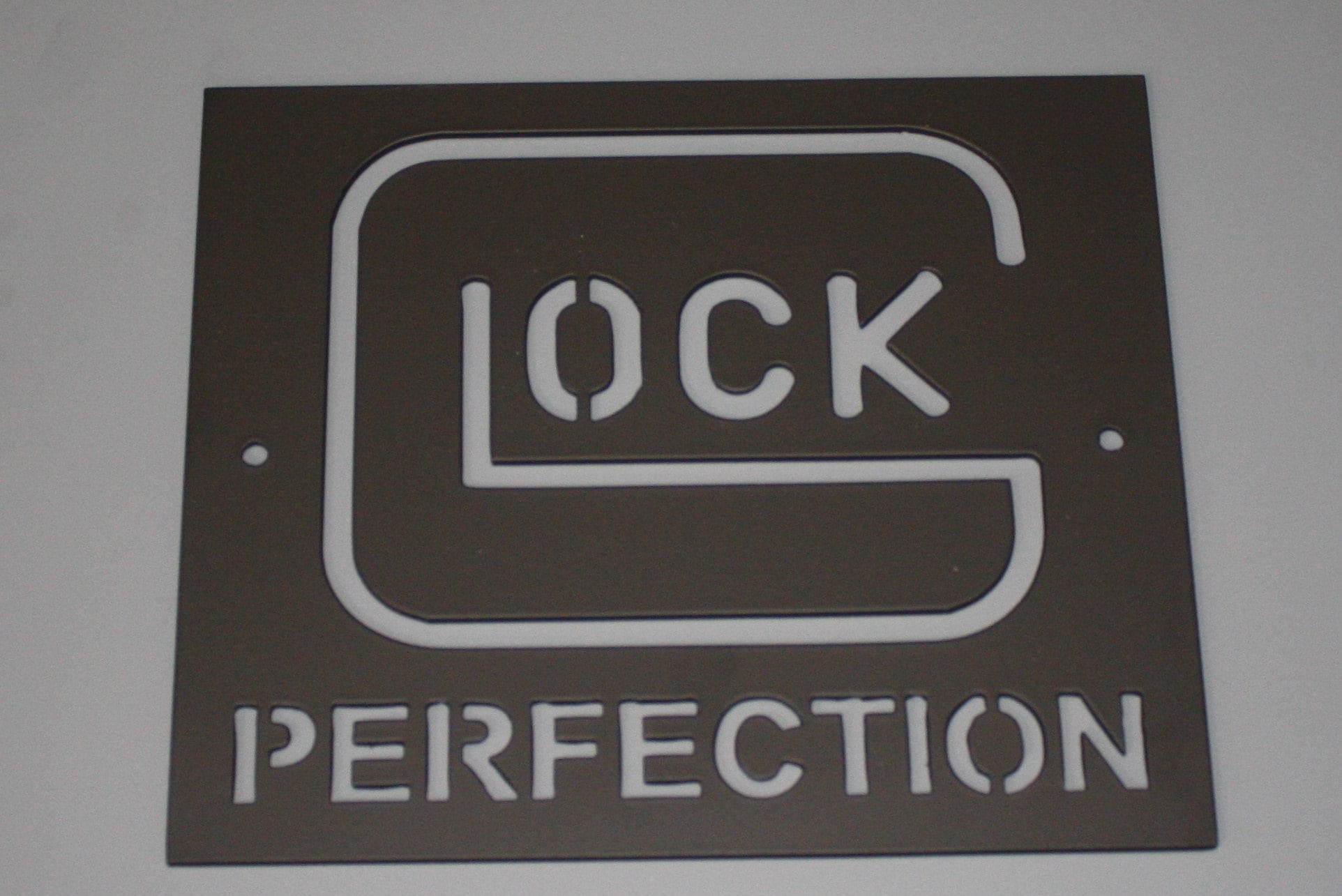 Glock Perfection Metal Decor | Starr Machining