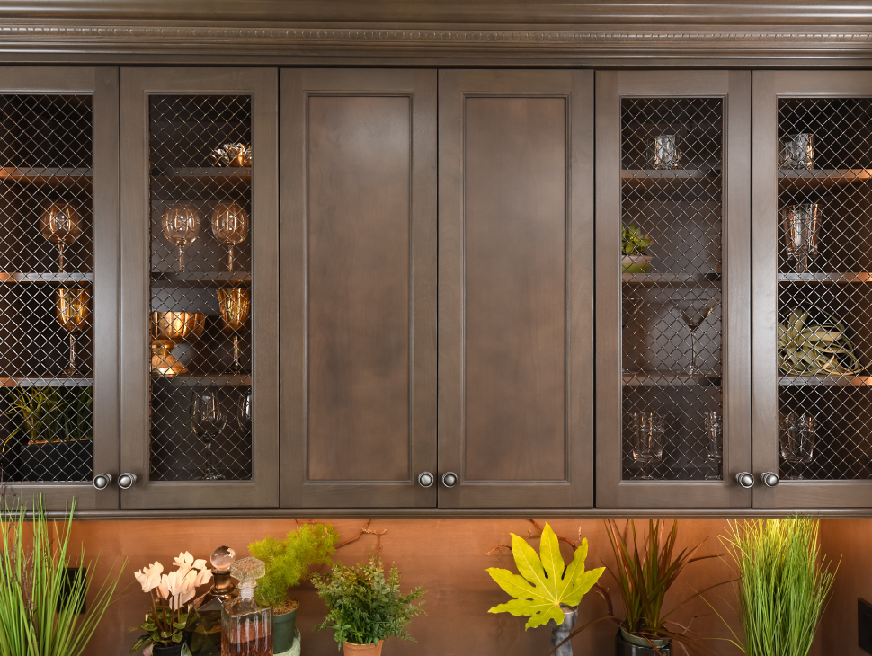 Design Trend: Wire Mesh Cabinetry | C&C Custom Cabinetry Tampa, FL