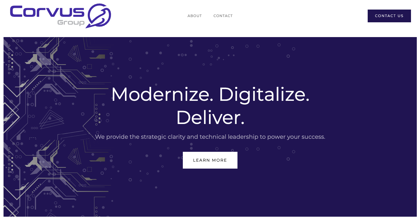 Corvus Group - Modernize. Digitalize. Deliver.