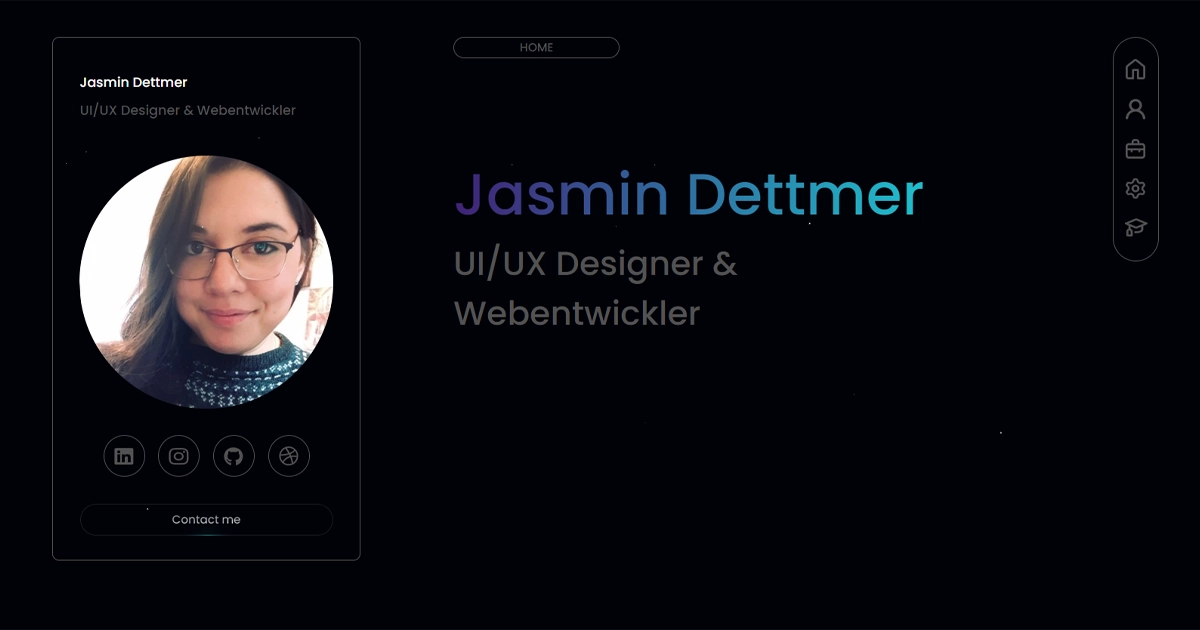 Jasmin Dettmer Resume - UI/UX Designer | Webflow Developer