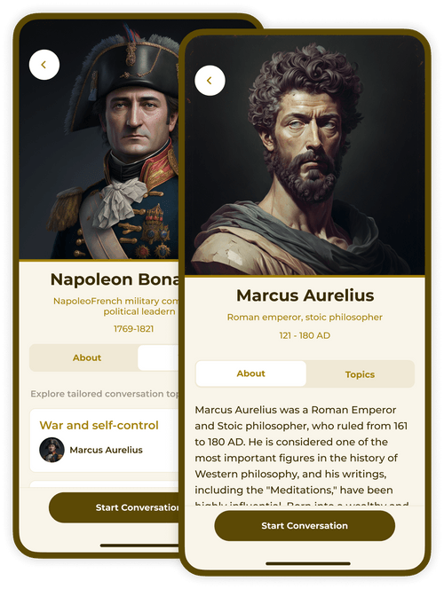 Hello History - Chat with AI Generated Historical Figures