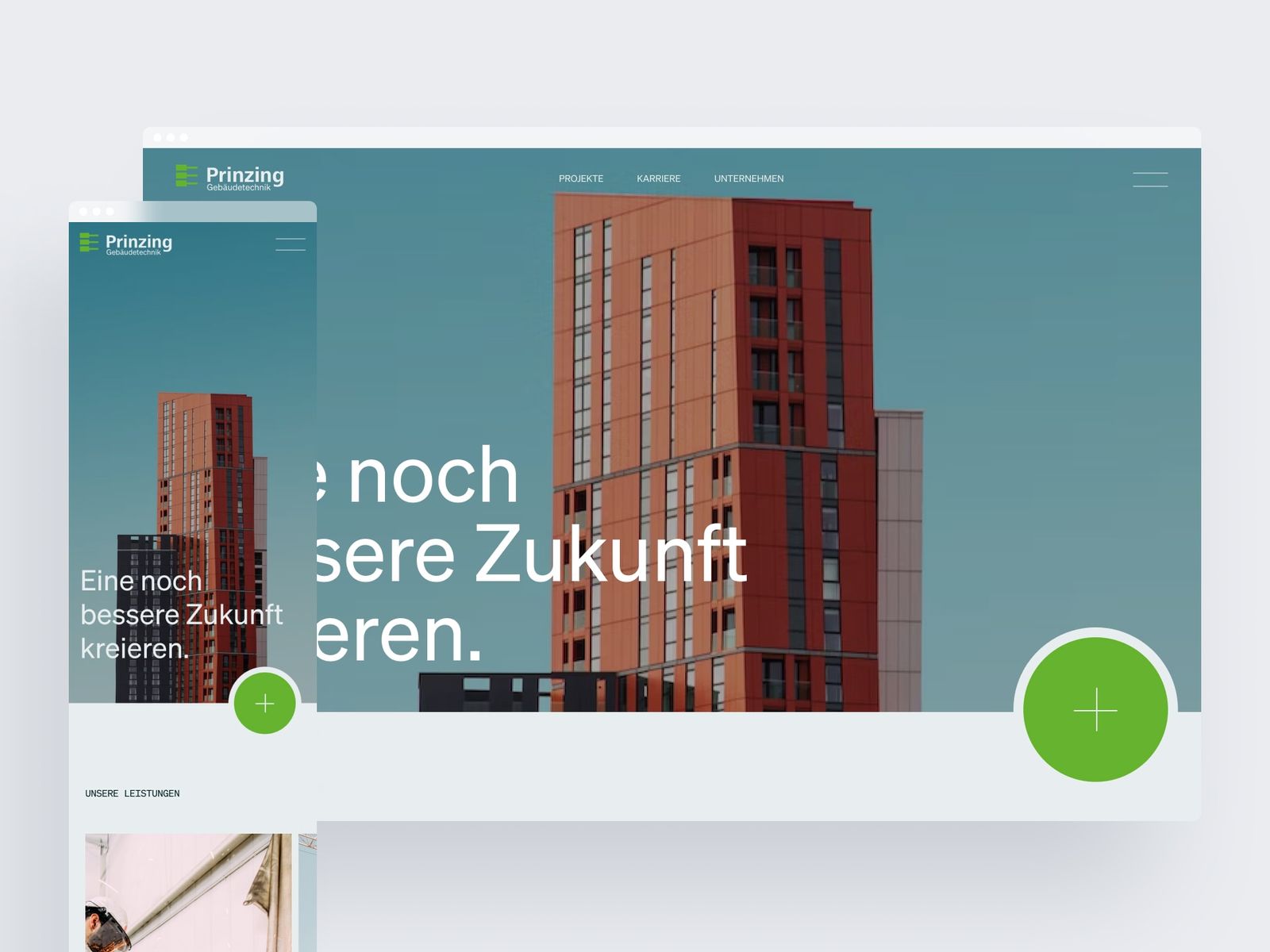 Projekt: Prinzing Gebäudetechnik