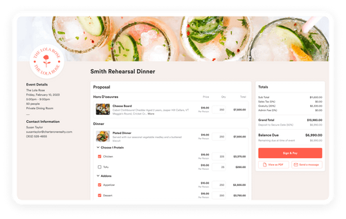 FREE Banquet Event Order (BEO) Template