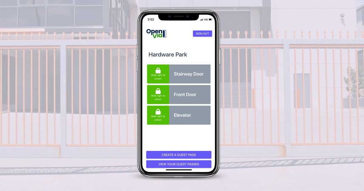OpenVia - Smartphone based entry system