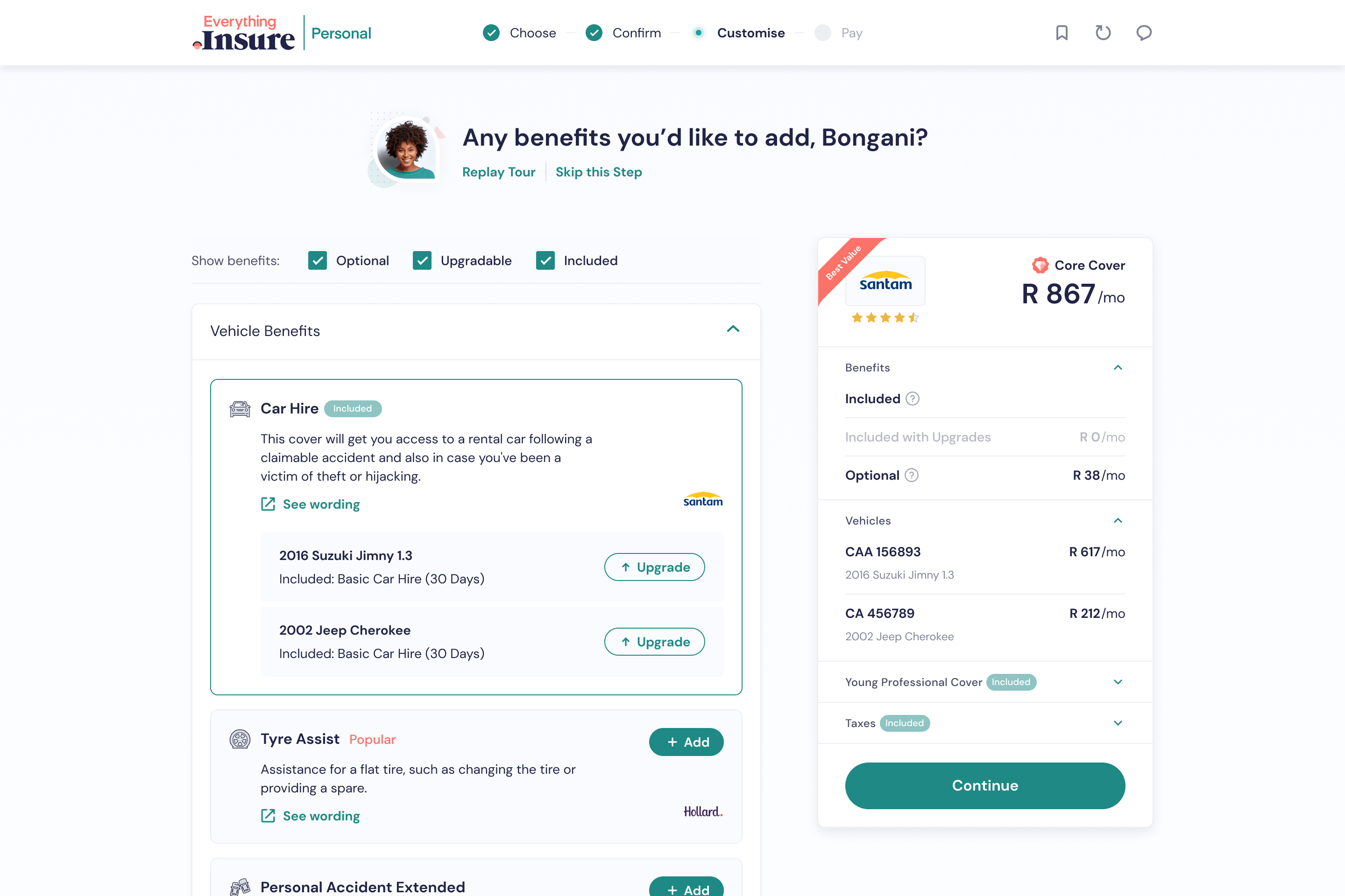 Everything.Insure Web App Design | Now Boarding Digital