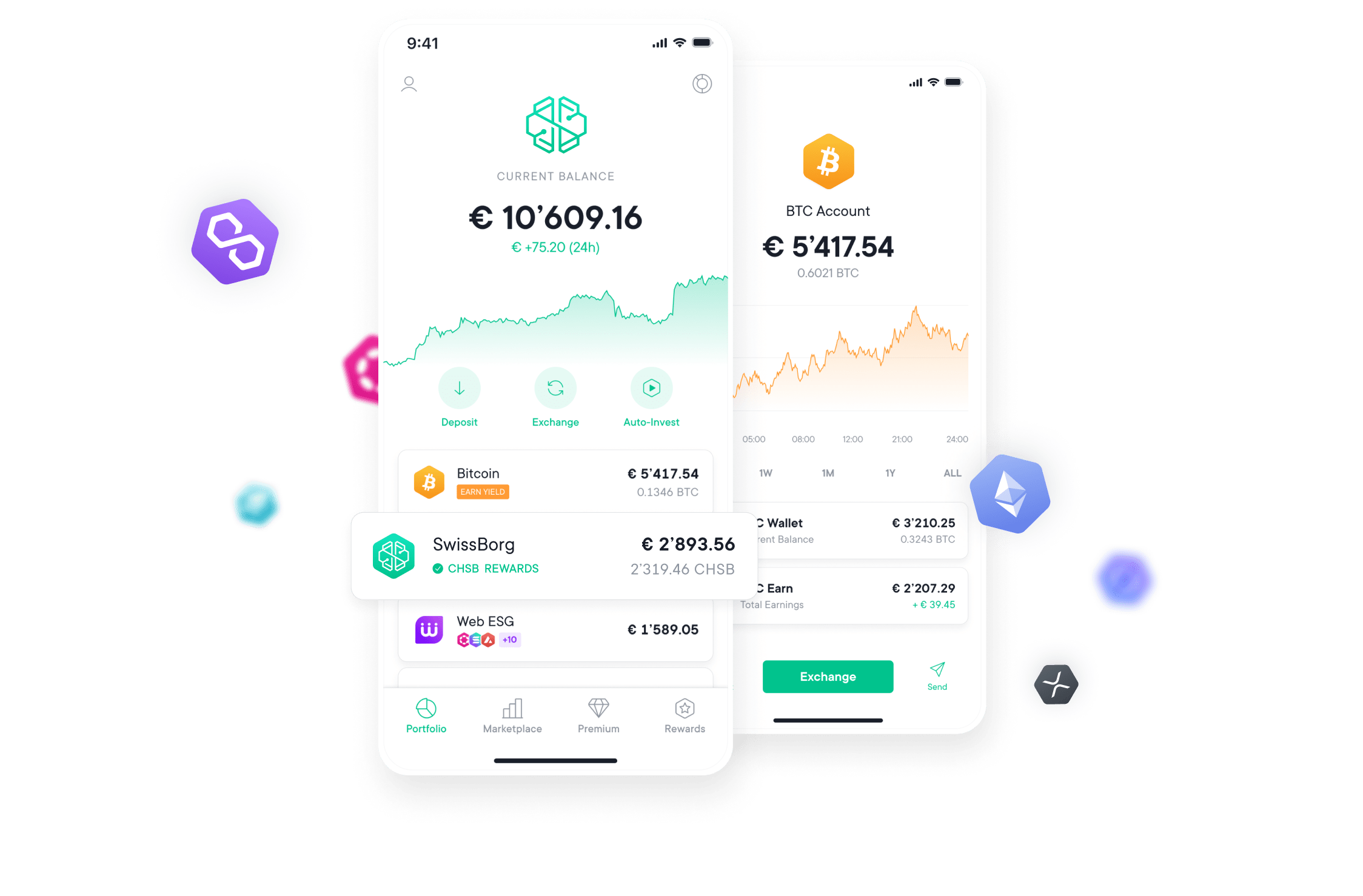 SwissBorg App Design | Now Boarding Digital