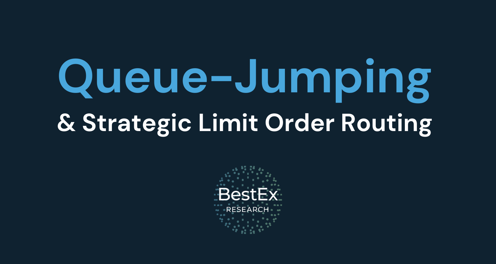 Queue-Jumping & Strategic Limit Order Routing