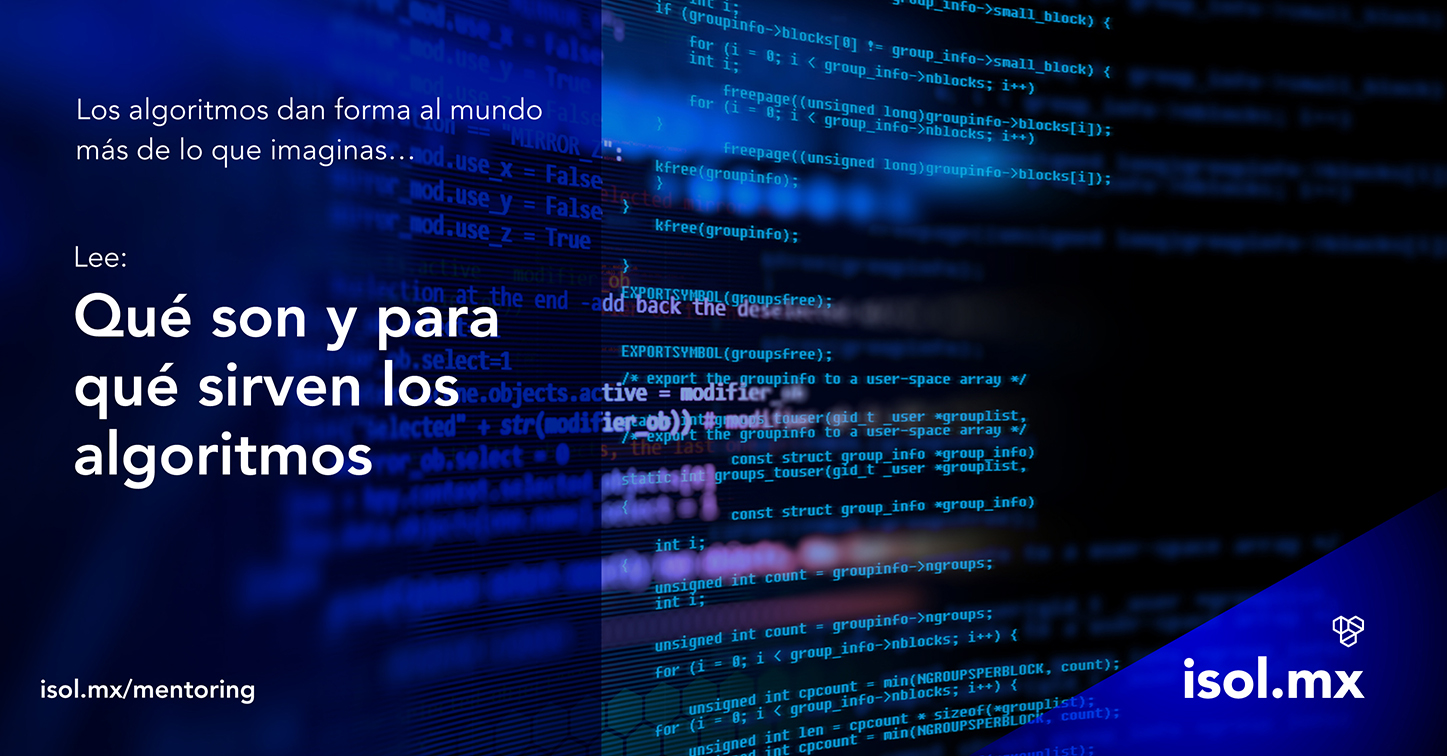 Qué son y para qué sirven los algoritmos