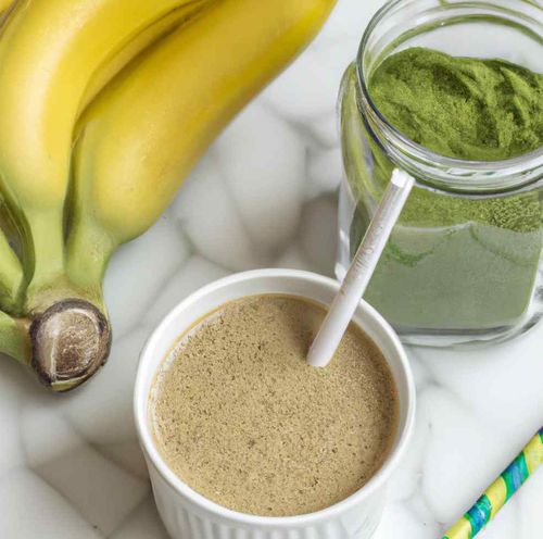 Banana Barley Grass Shake