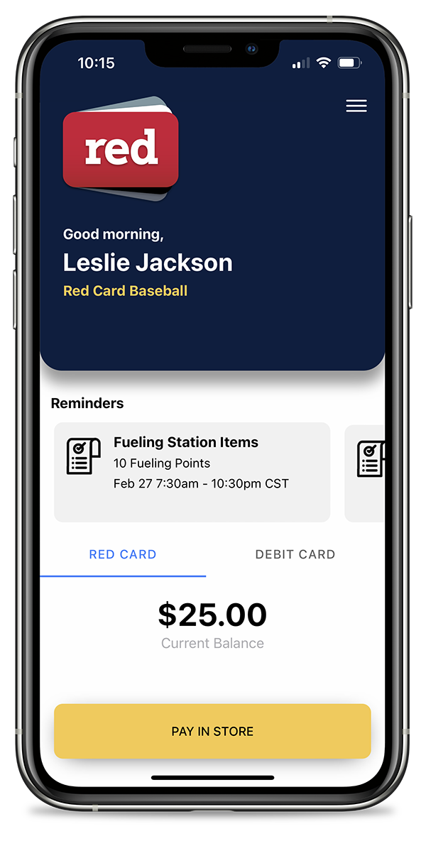 App Instructions - Red Card Athletics