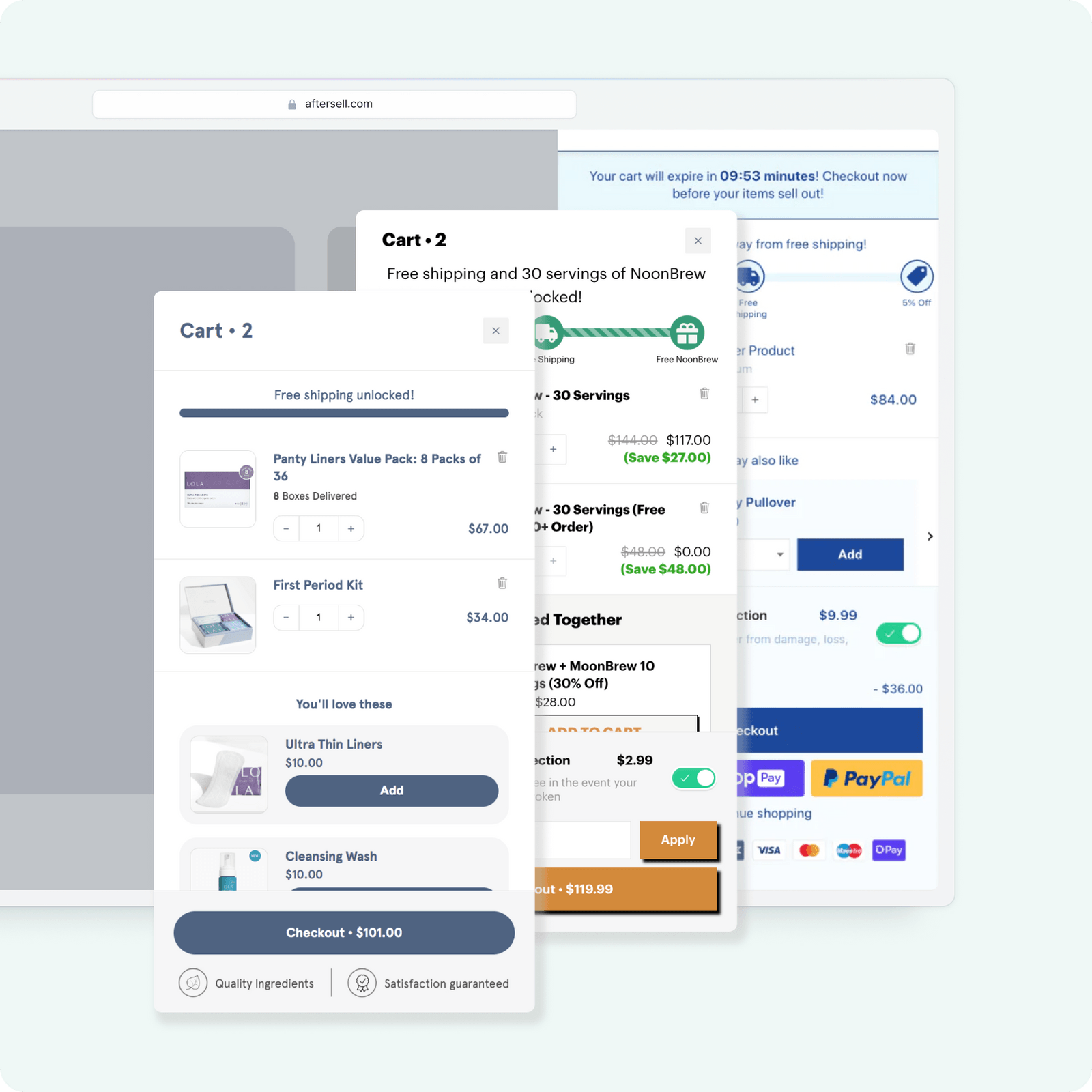 Shopify Cart Drawer App | UpCart