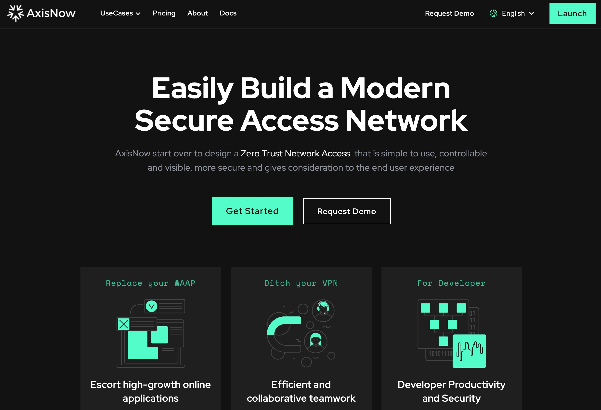 Axisnow - Easily build a modern secure access network
