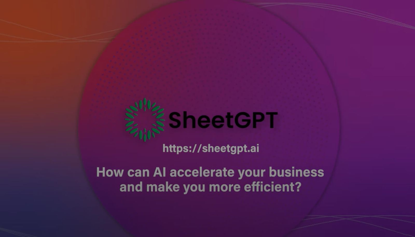 GPT for Google Sheets™ with SheetGPT