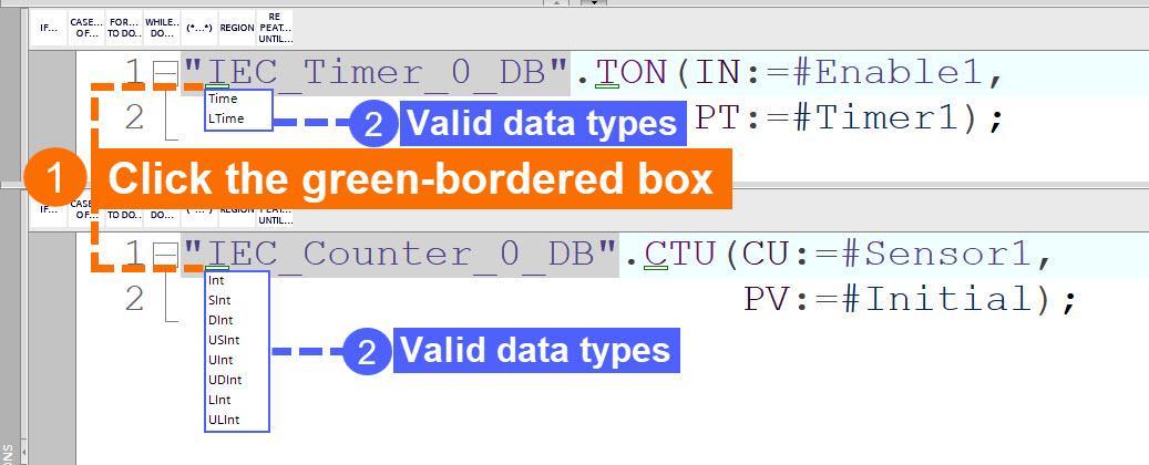 Understanding SCL Instruction Data Types and Tag Information