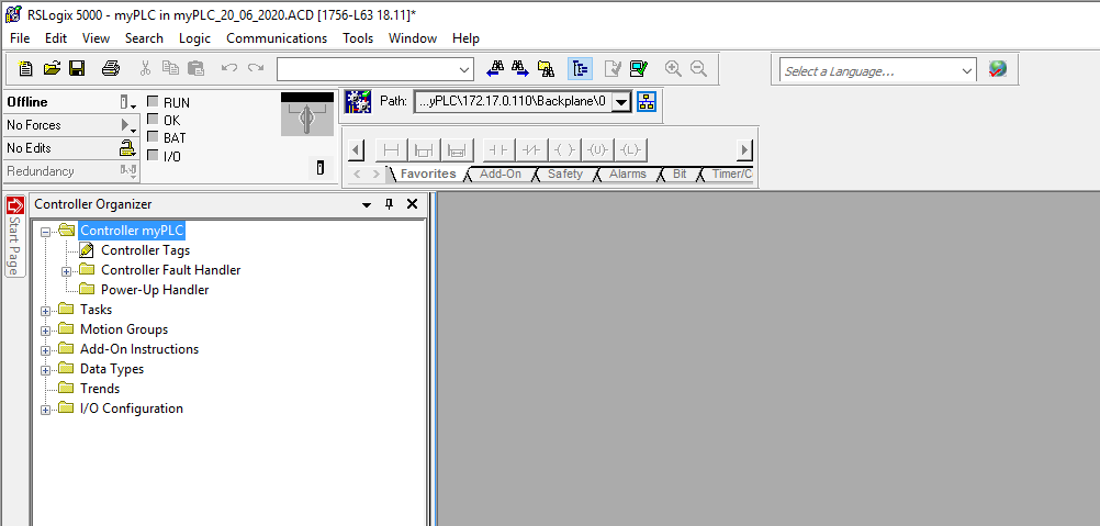How to Create a PLC Backup for a ControlLogix Controller