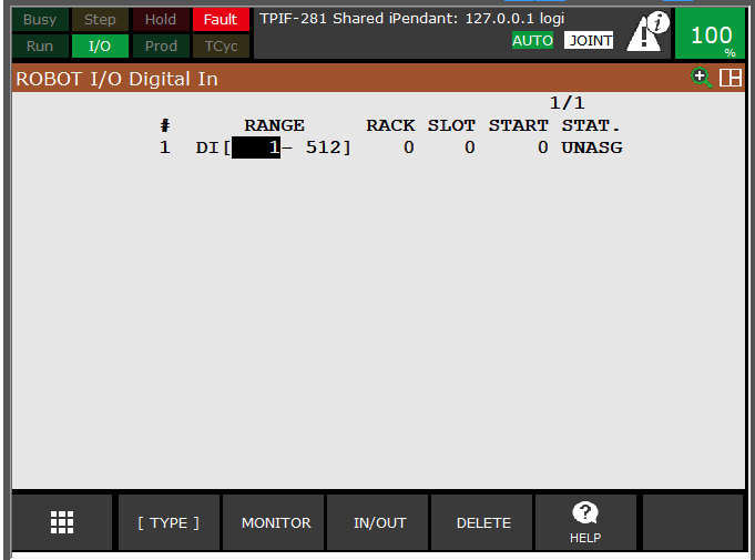 Mapping and Configuring FANUC Robot IO Points