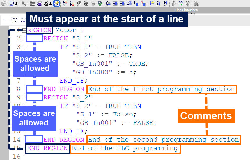 Understanding and Using SCL Regions in TIA Portal