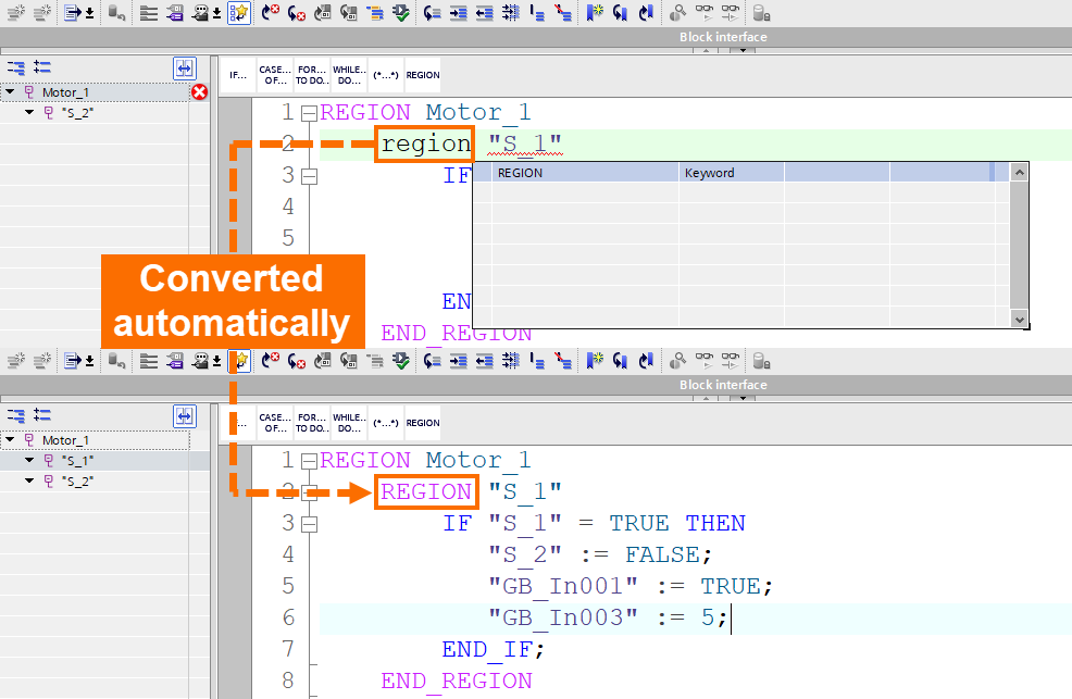 Understanding and Using SCL Regions in TIA Portal
