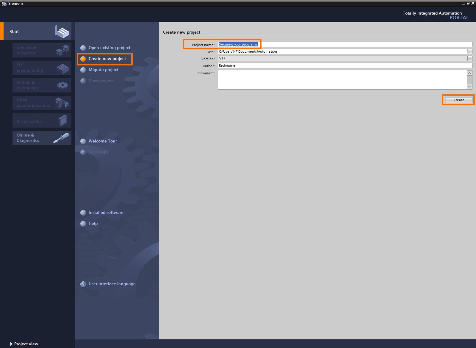 Securing your Projects and Programs in Siemens TIA Portal