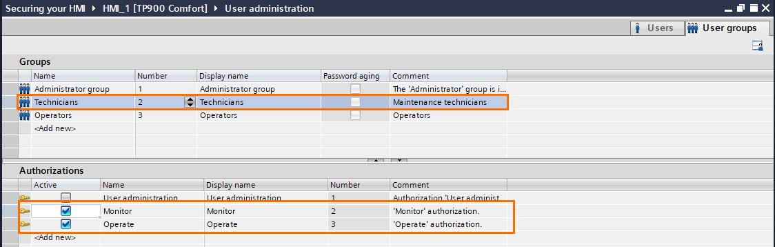 Securing your HMI in Siemens TIA Portal