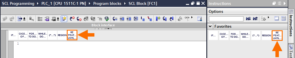 Using SCL Instructions in TIA Portal