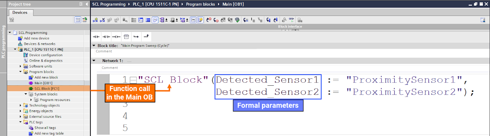 Using SCL Instructions in TIA Portal