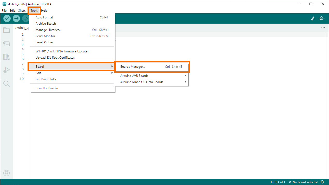 Arduino Opta | Downloading & Installing Software / Tools, Configuring IDE, and Running Basic Sketch