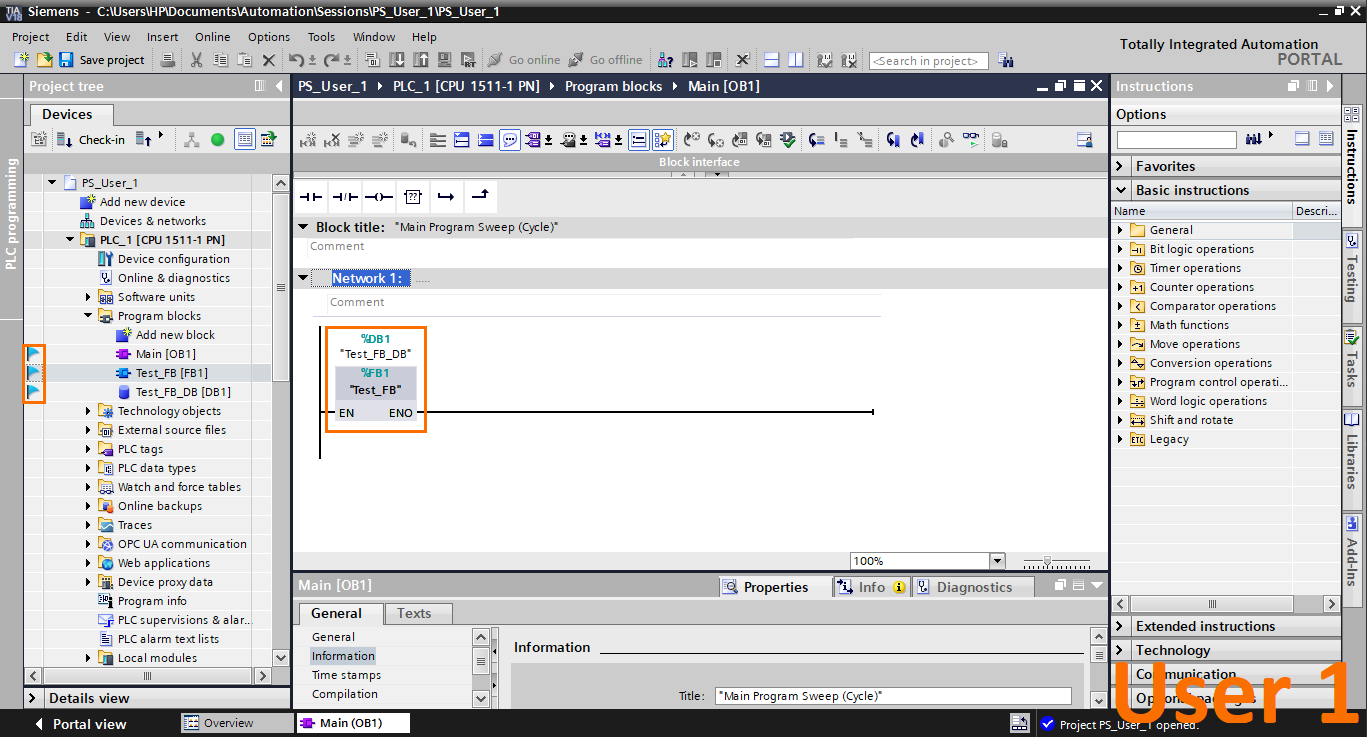 Working with multiuser engineering using TIA Portal’s Project Server