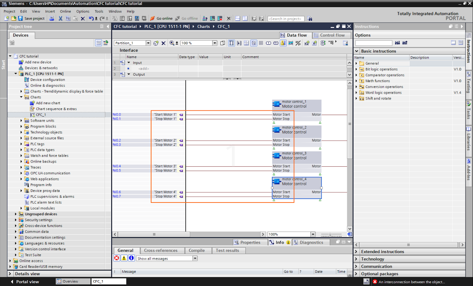 An Introduction to CFC [Control Flow Chart] PLC Programming in TIA Portal