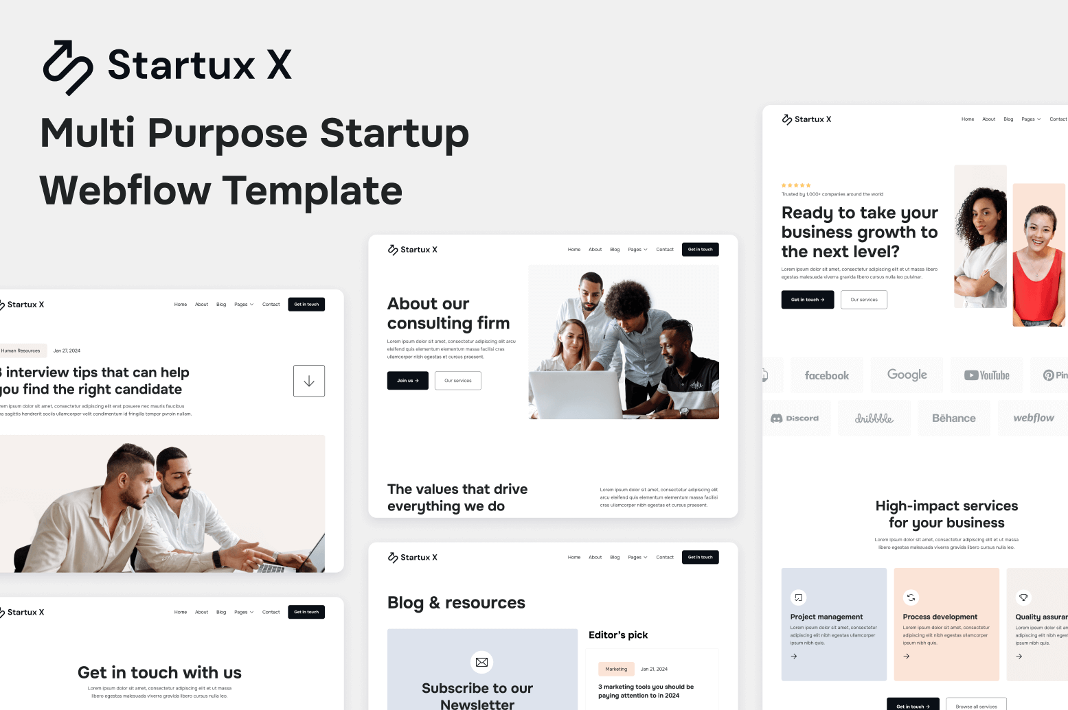 Starux X Modern Startup Webflow Template BRIX Templates Webflow