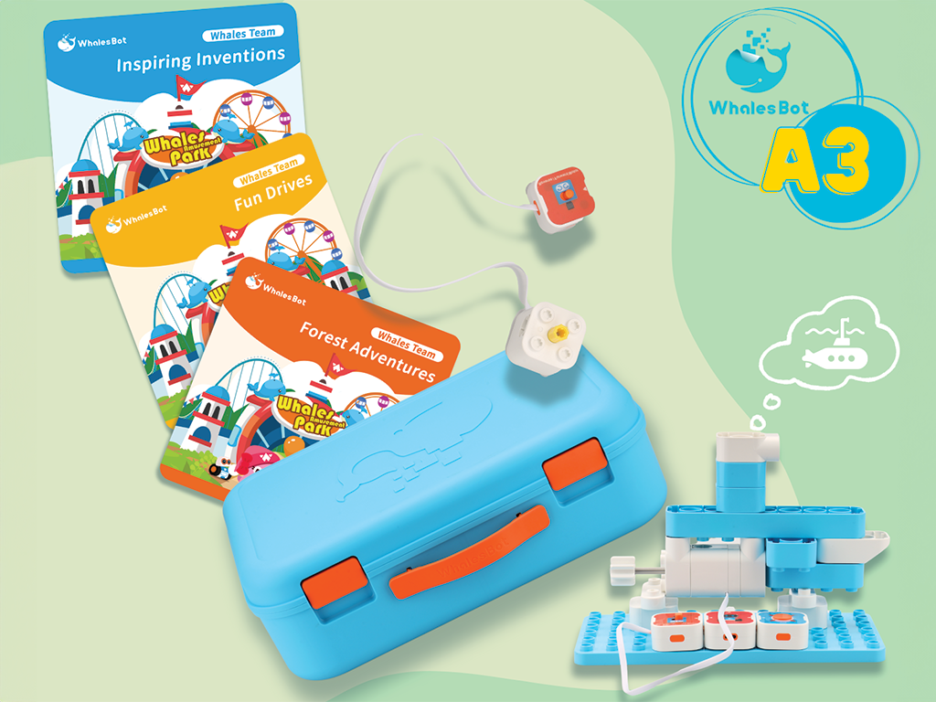WhalesBot Blog | How to Make Learning Coding Fun for Kids 3-5: WhalesBot A3 Coding Robot Kit
