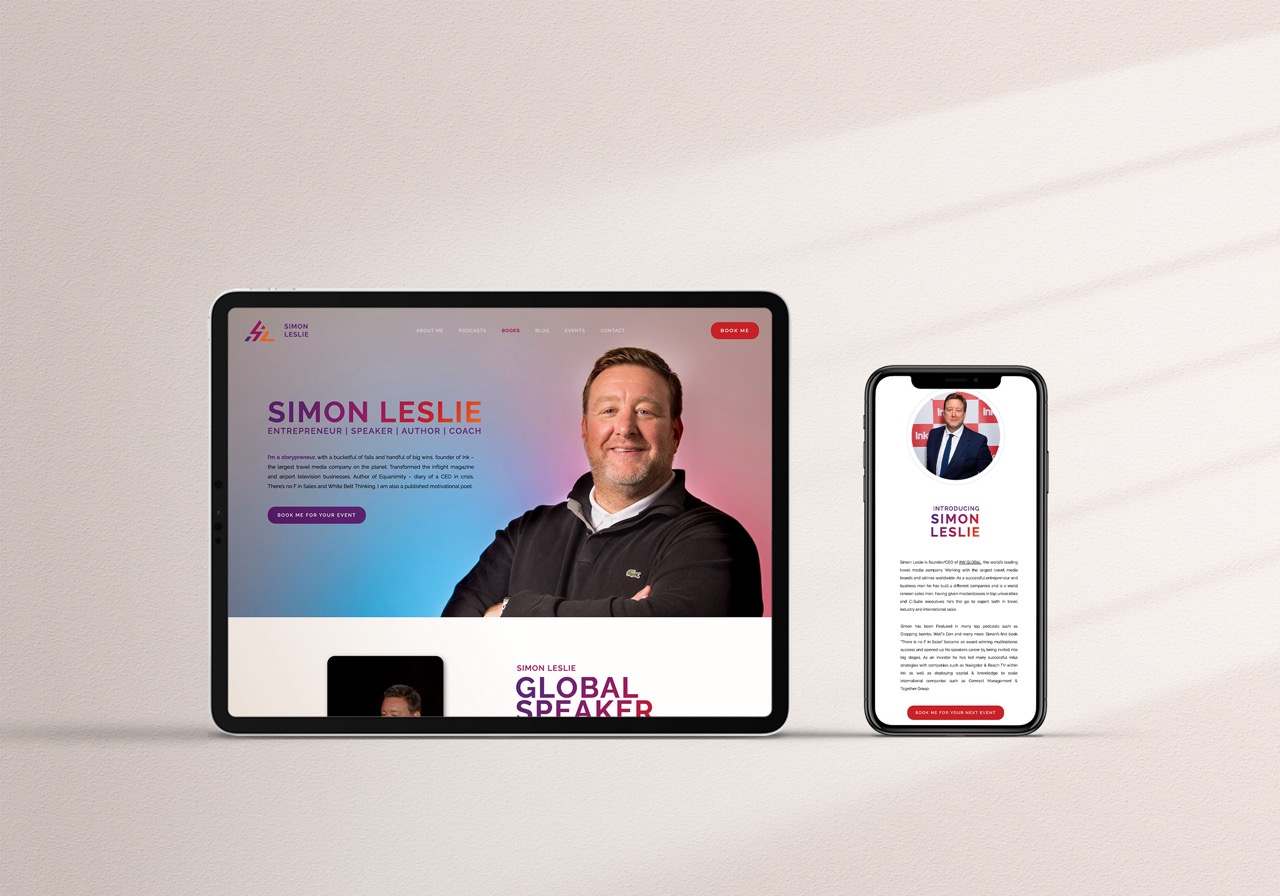 Simon Leslie - Entrepreneur | Speaker | Author | Coach