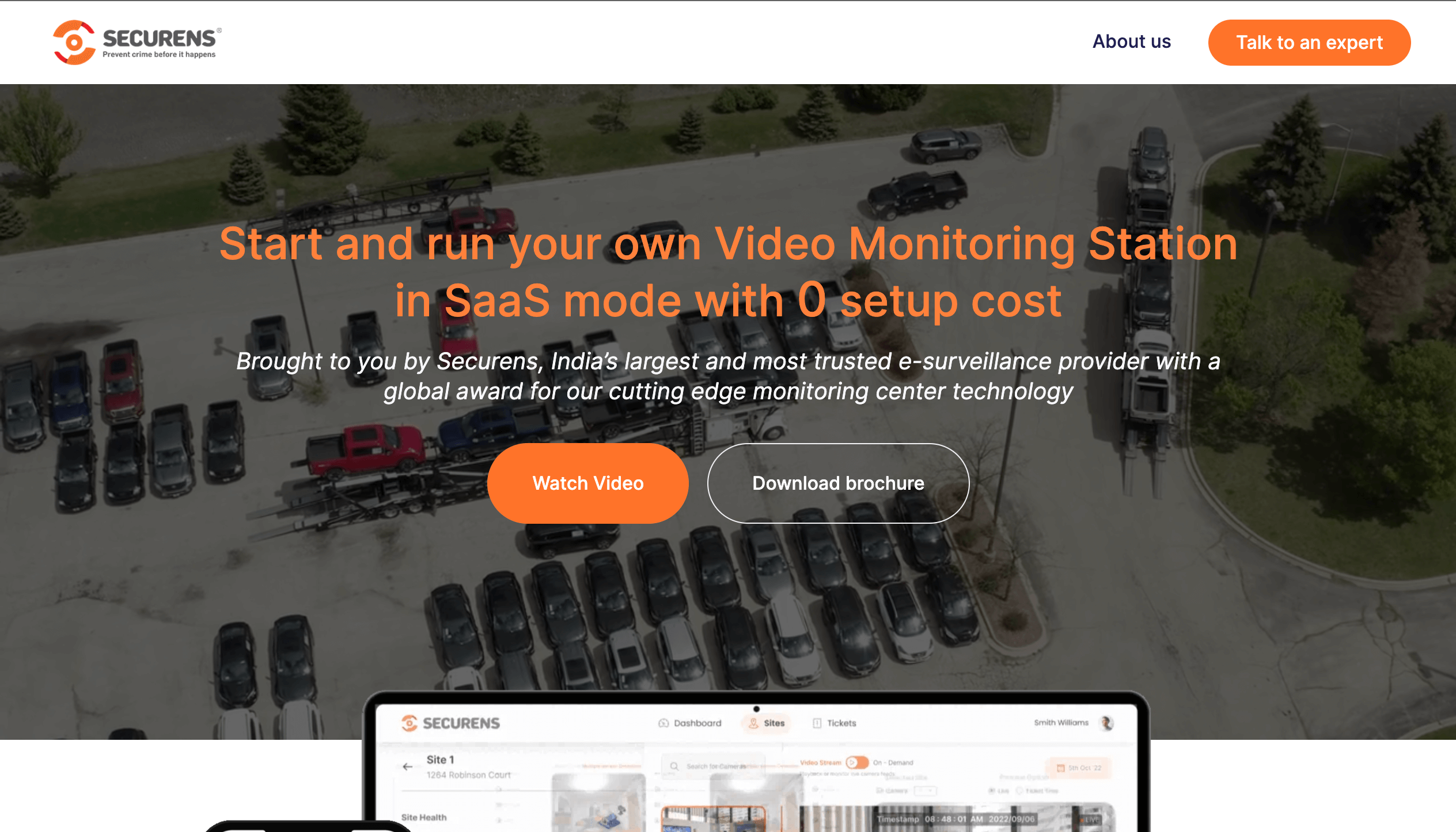Securens: Run your own Video Monitoring in SaaS