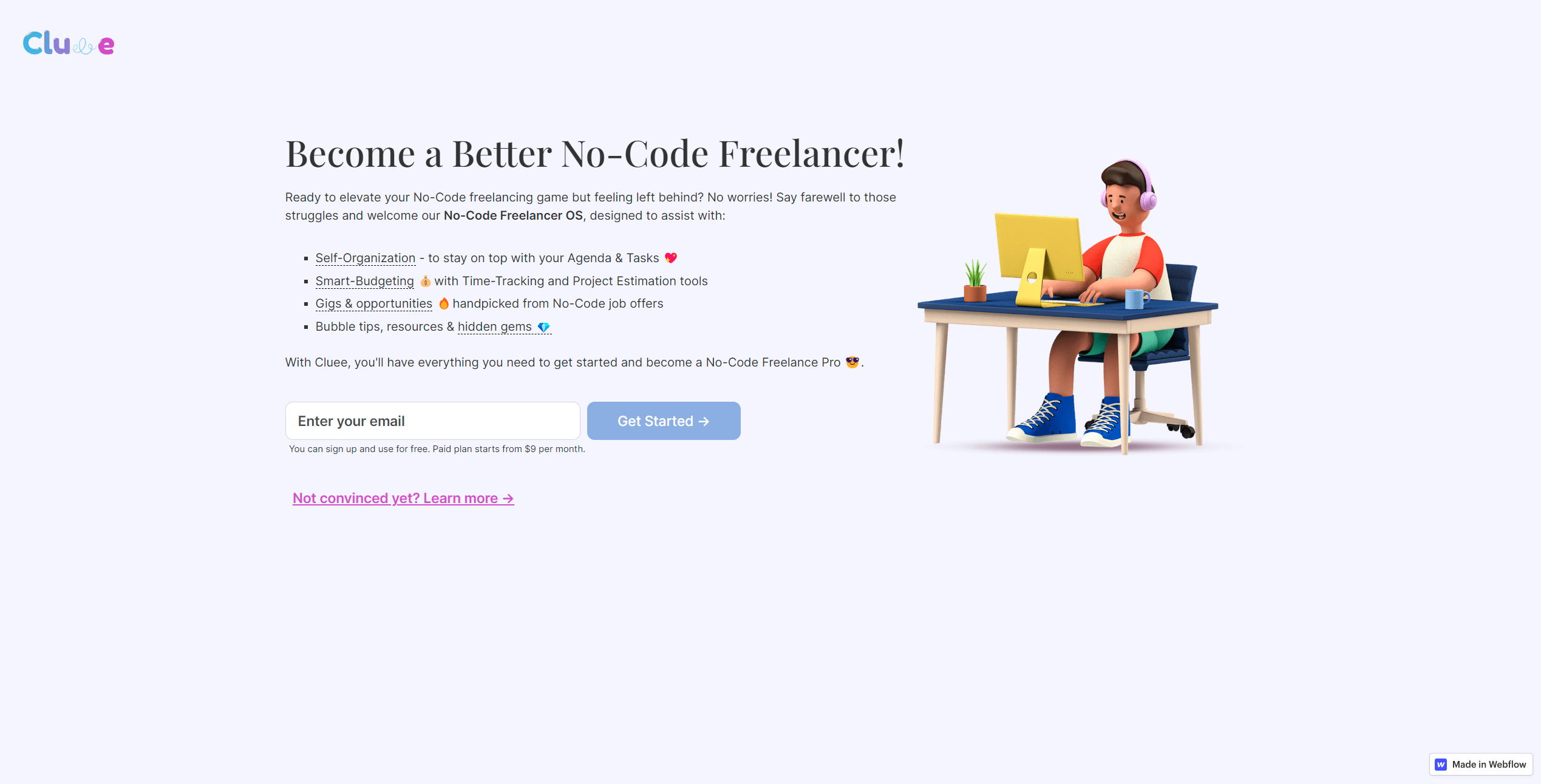 Cluee.app: Become a Better No-Code Freelancer!