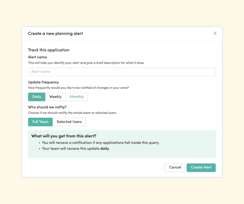 Searchland - Planning applications