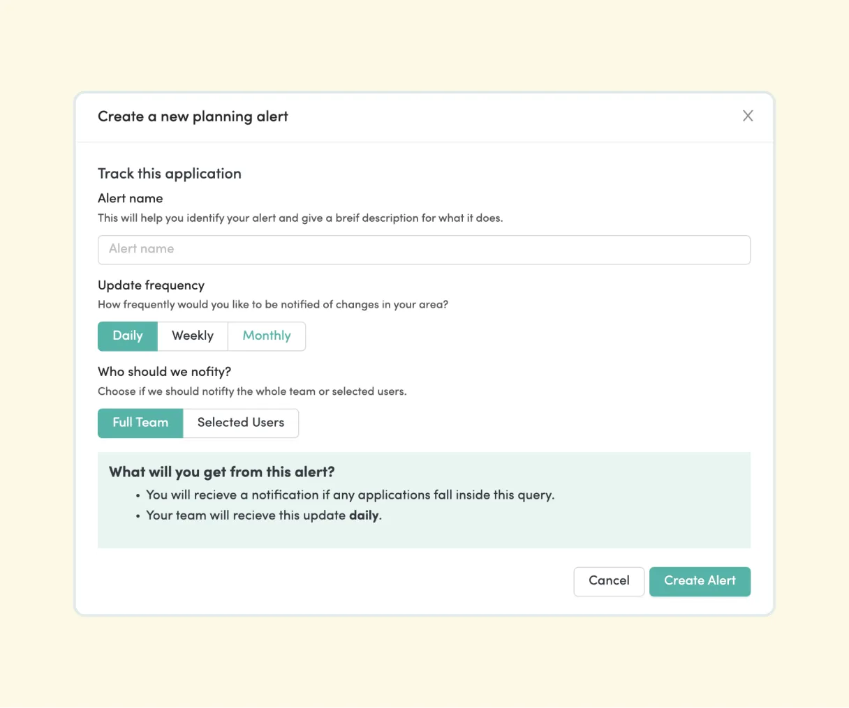 Searchland - Planning applications