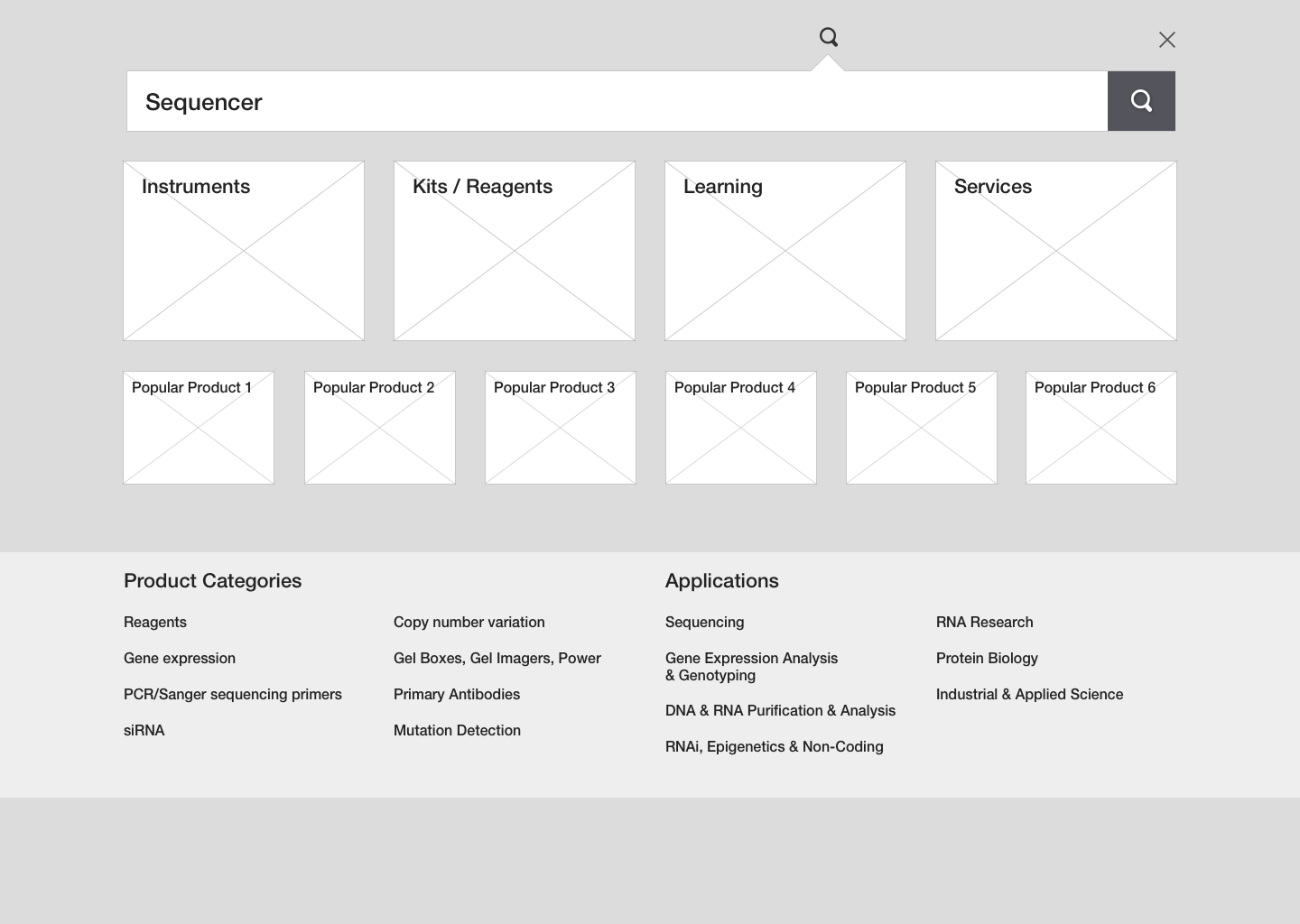 Thermo Fisher Guided Search