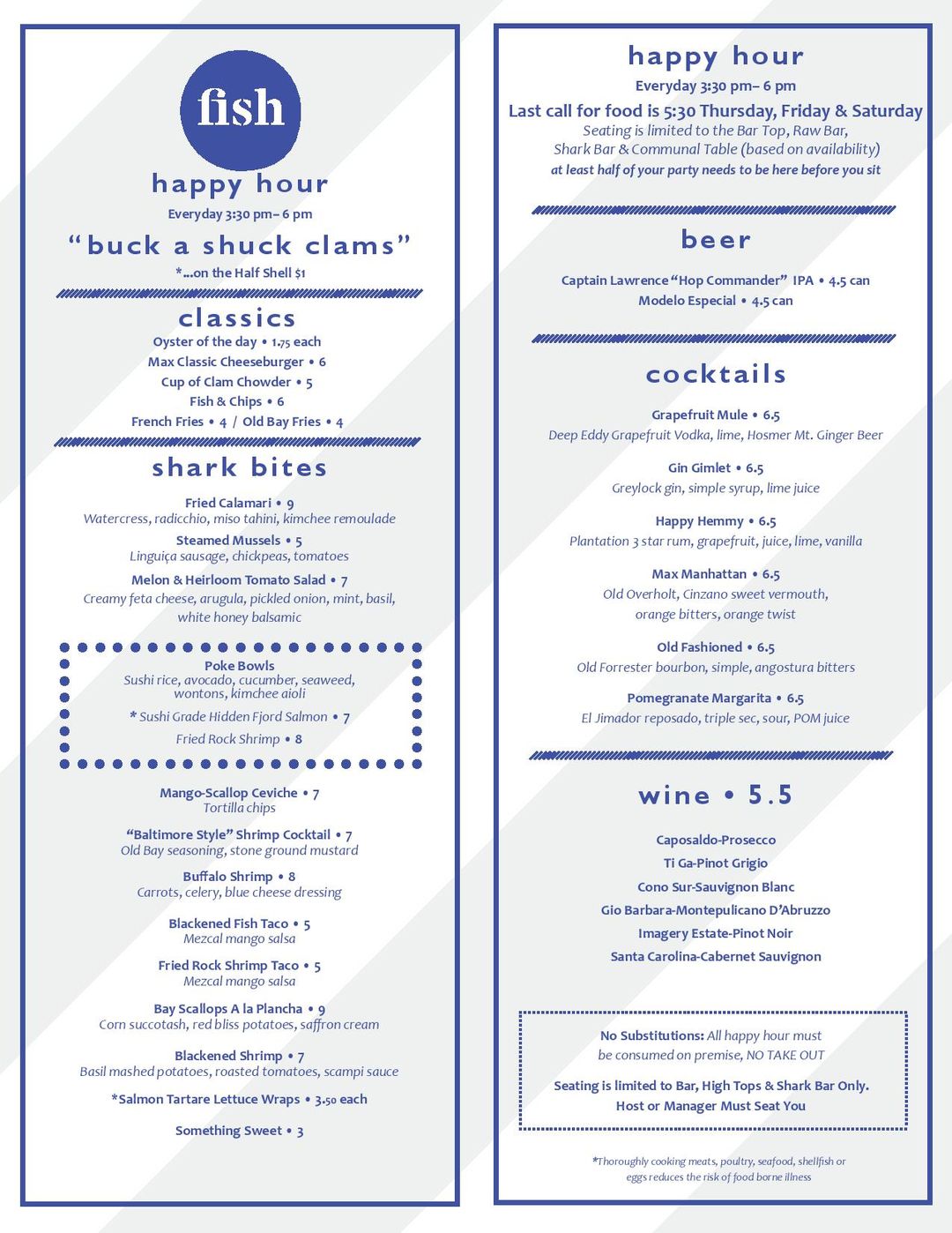 Happy Hour | Max Fish | Max Hospitality