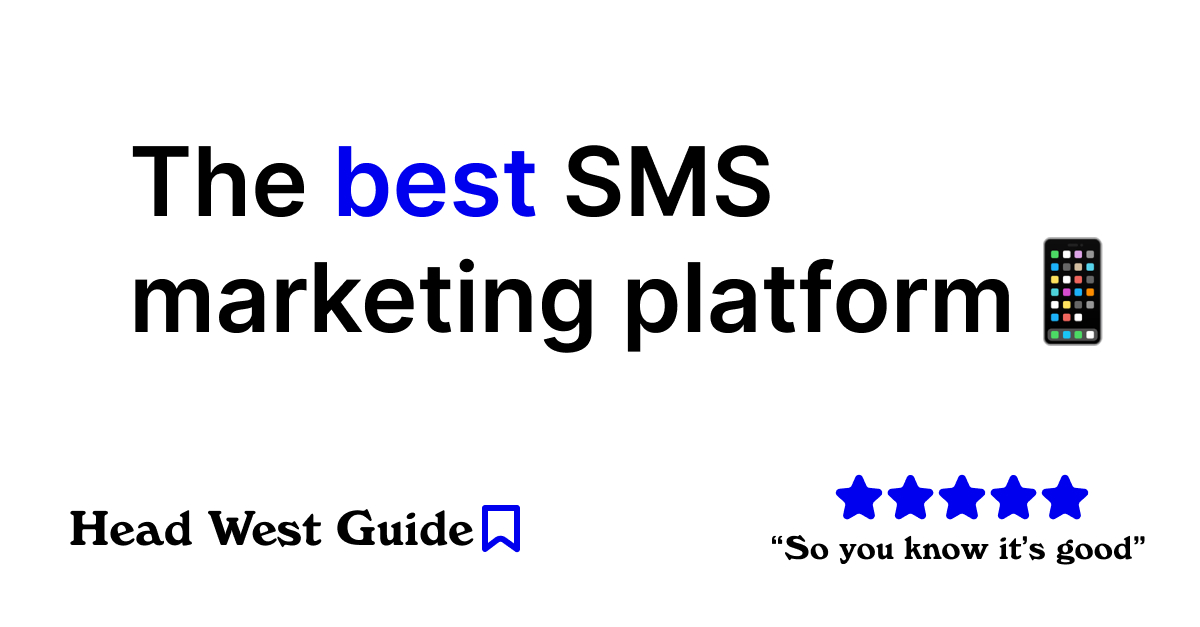 Best SMS Marketing Platform for eCommerce 2023