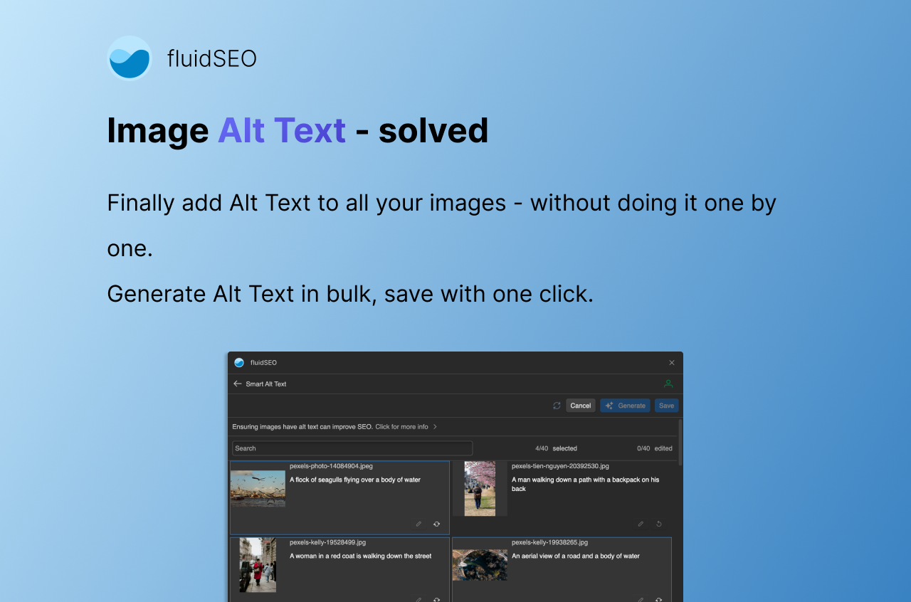 fluidSEO & Webflow Integration - Webflow Apps