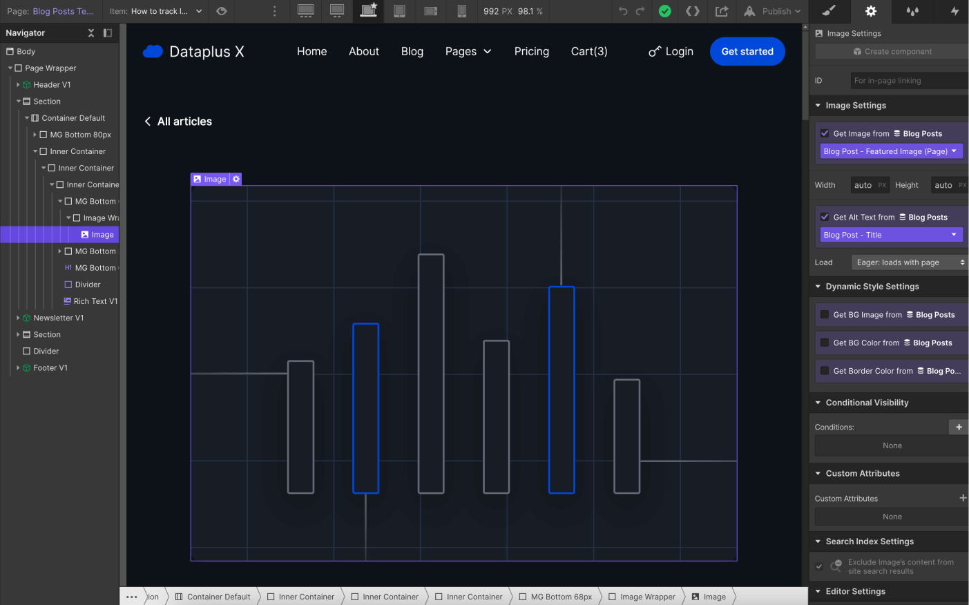 Start Here - Dataplus X - Webflow Plantilla de sitio web de comercio electrónico