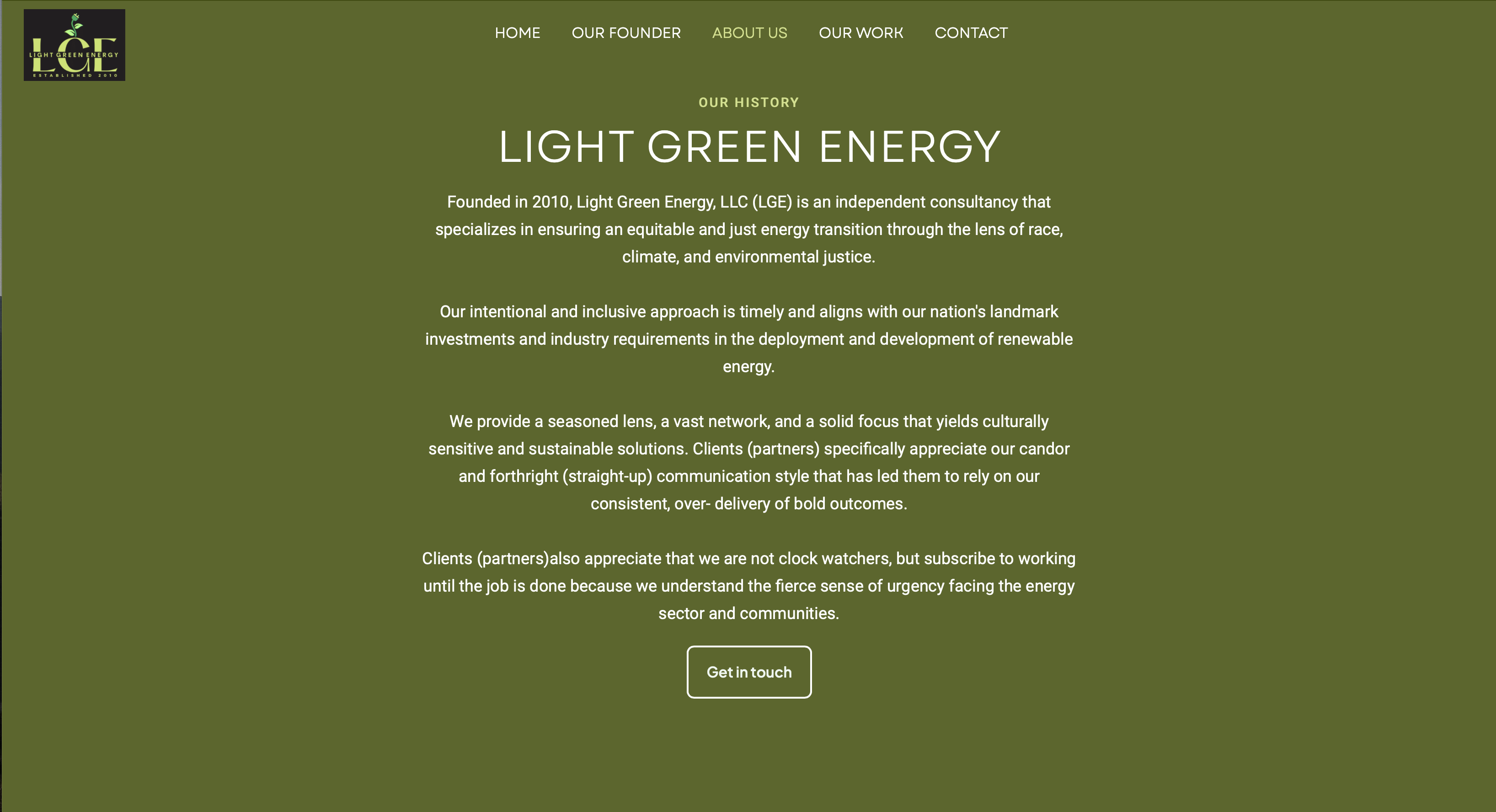 Light Green Energy | About