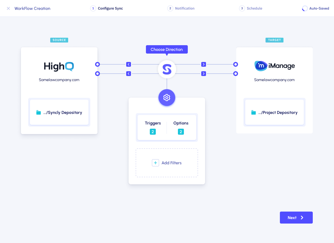 Syncly - Sync & Archive Legal Data