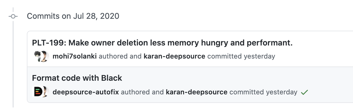 Code formatting on autopilot - DeepSource