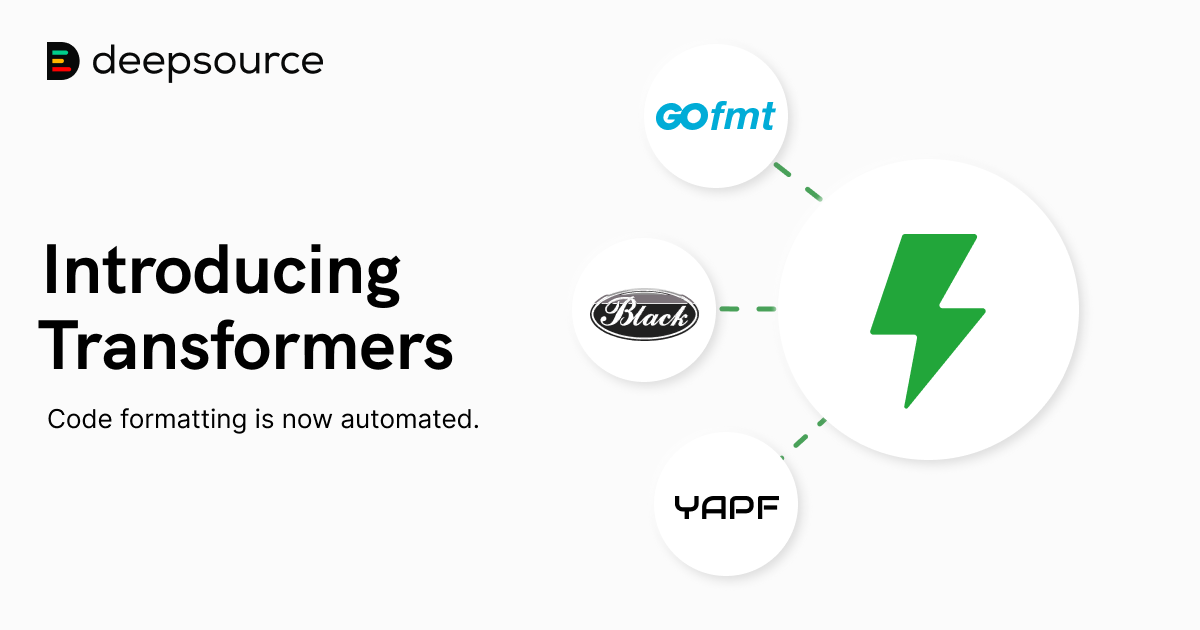 Automate code formatting with Transformers - DeepSource